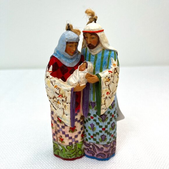 Jim Shore | Holiday | Jim Shore Enesco Nativity Ornament Blessed Holy ...